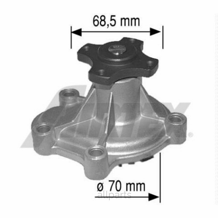 AIRTEX 1391 Помпа водяная OPEL Corsa A 1.5 TD Kadett… VECTRA 1.7 TD