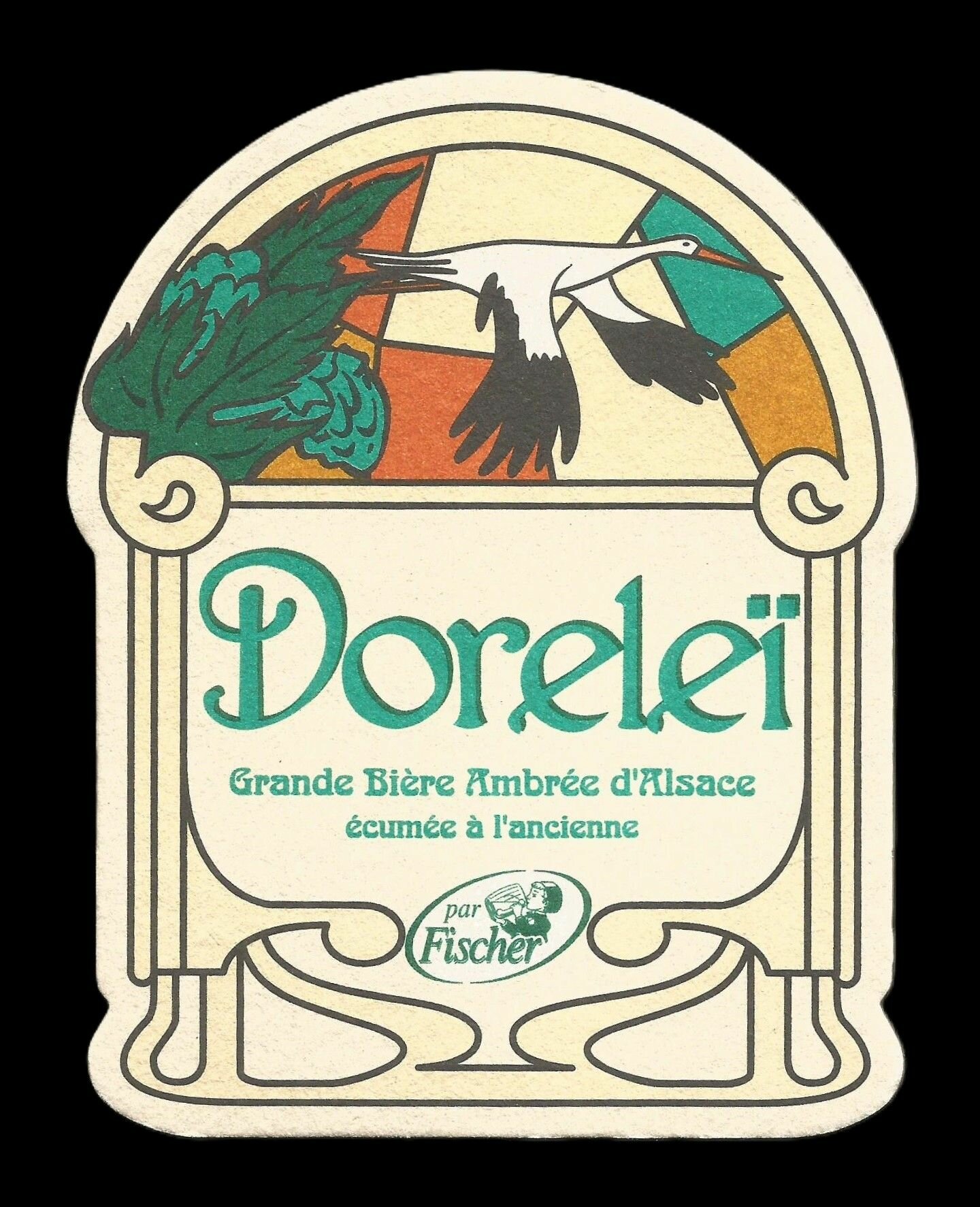 Бирдекель (костер) Франция Dorelei par Fischer (подставка под пивной бокал)