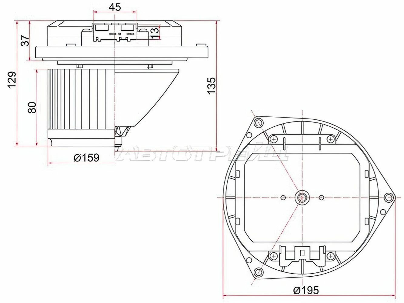 Мотор отопителя салона, печки для Инфинити FX35 45, Ниссан Максима, Мурано, Патфайндер, Теана арт ST27225JK60B SAT
