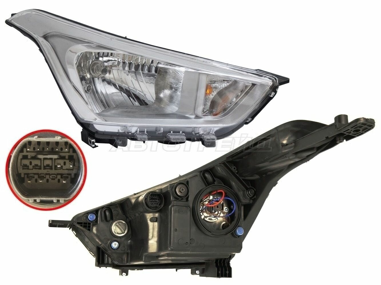 Фара правая для Хендай Крета арт ST1211111R SAT