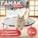 Гамак для кошек с игрушками и металлическим каркасом, серебристый, 30x15 см