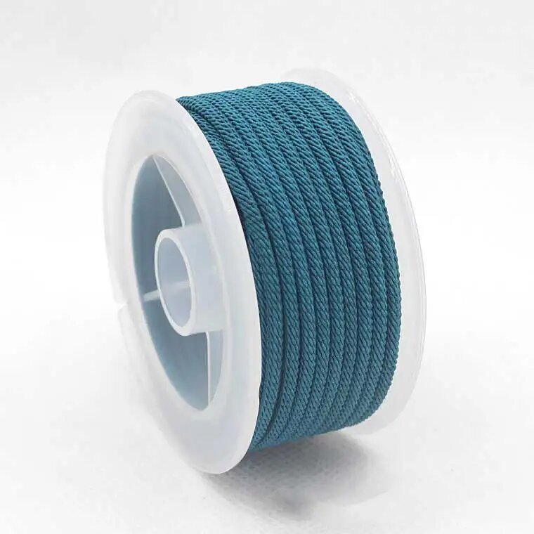 Высокое качество 2 мм 2,5 мм 3 мм нейлоновая нить шнур для 3.0mm 4m, Синий, peacock blue