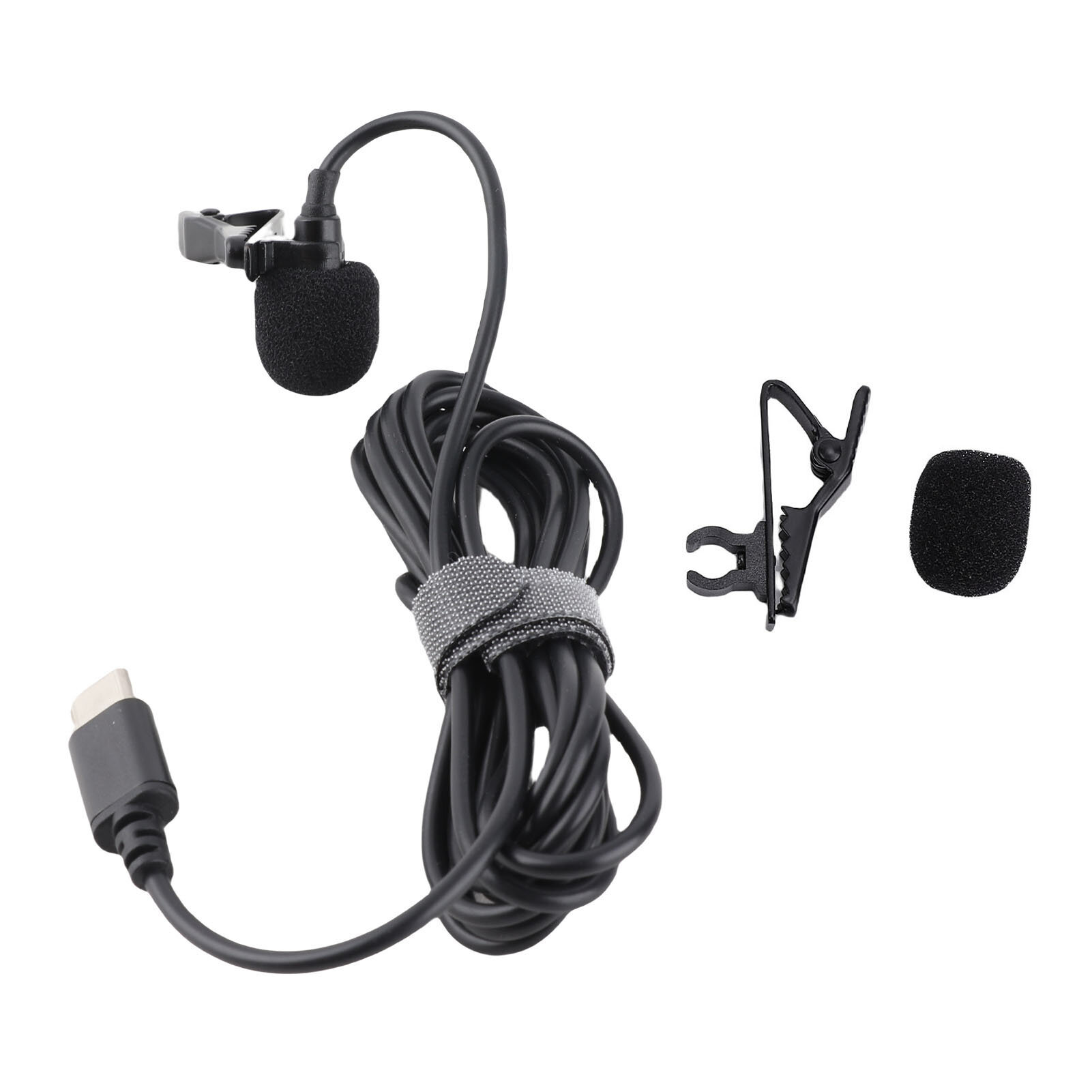 Lavalier Microphone USB Тип C Wired Loom Mic Mic для интервью с смартфонами видео видео онлайн класс игра в прямом эфире