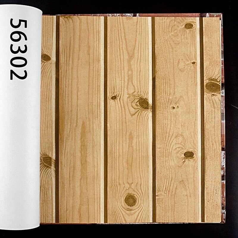 Современные минималистичные обои в китайском стиле цвета древесного зерна, используемые для отделки стен мансардного потолка гостиной, 9,5 м, 0,53 м