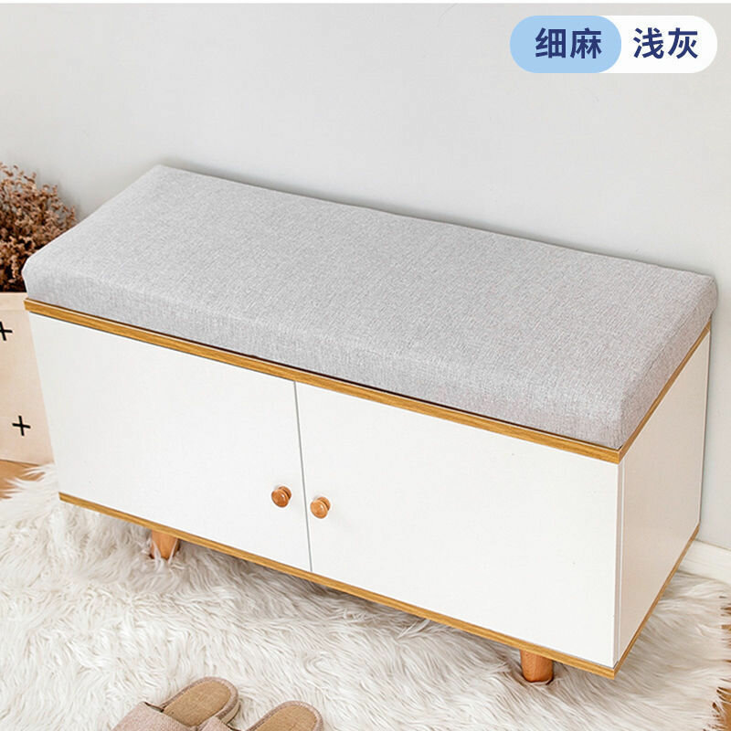 Дополнительная подушка для смены обуви, подушка для обувного шкафа в прихожей, светло-серая * толщиной 5 см размер 10 * 10