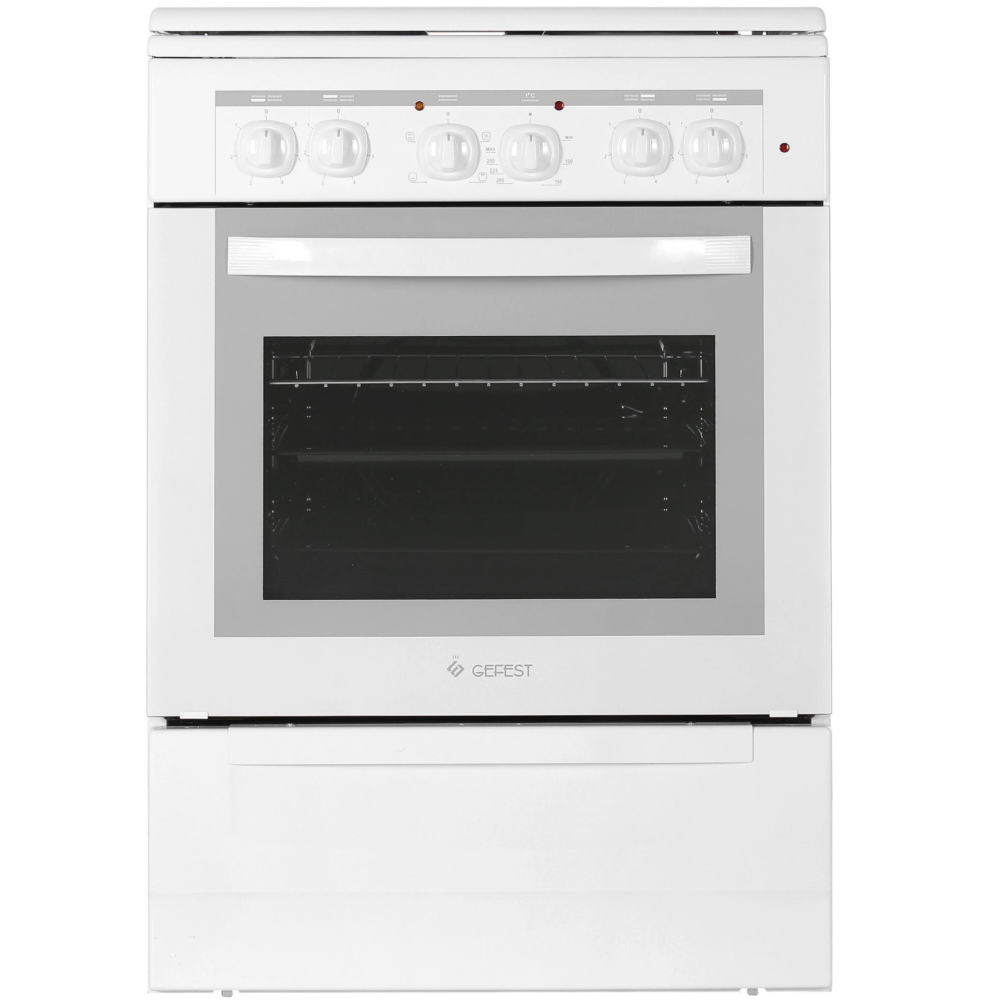 Электрическая плита Gefest ES 611M00, эмалированная сталь, духовка гриль