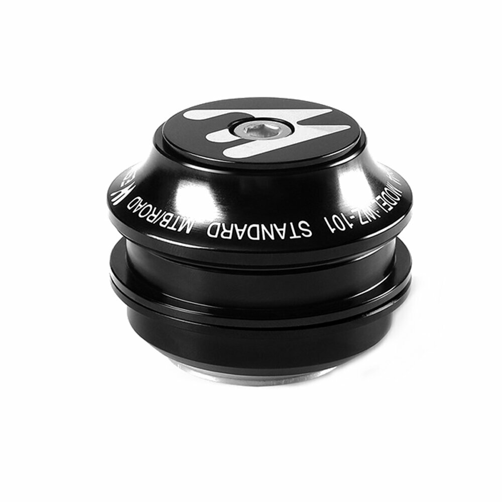 Велосипедная рама 44мм, подвес с двойными подшипниками, структура из алюминиевого сплава, аксессуар для велосипеда, подшипники для руля велосипеда, черный цвет, материал алюминиевый сплав, размер рамы соом внутренний диаметр 44мм, внешний диаметр 50мм,