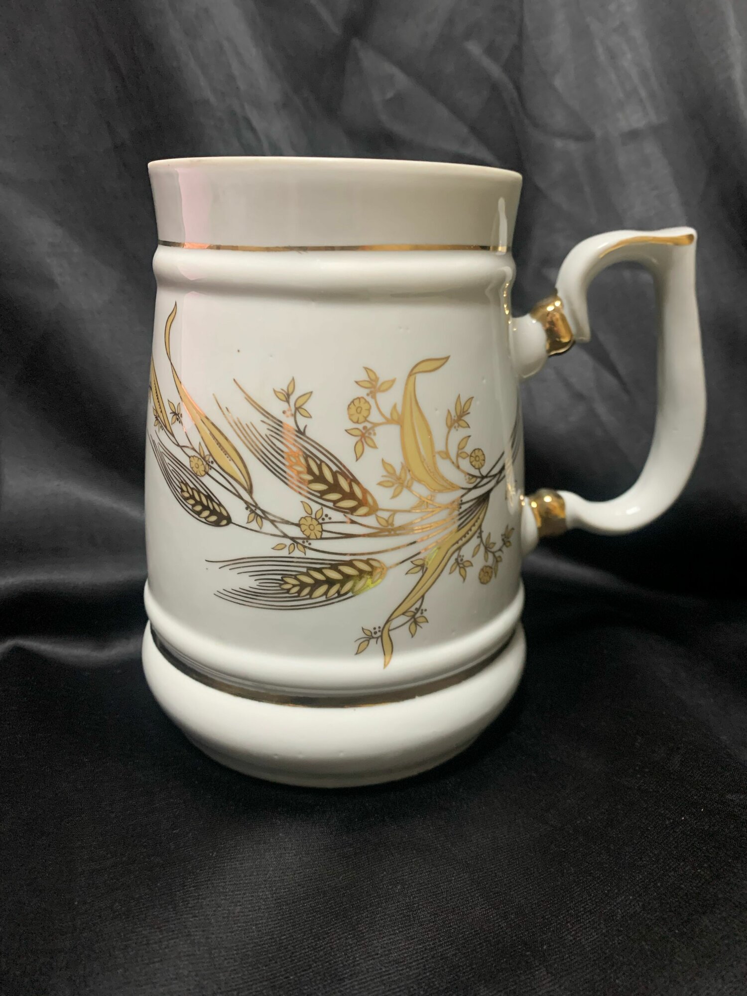 Пивная кружка Золотые колосья