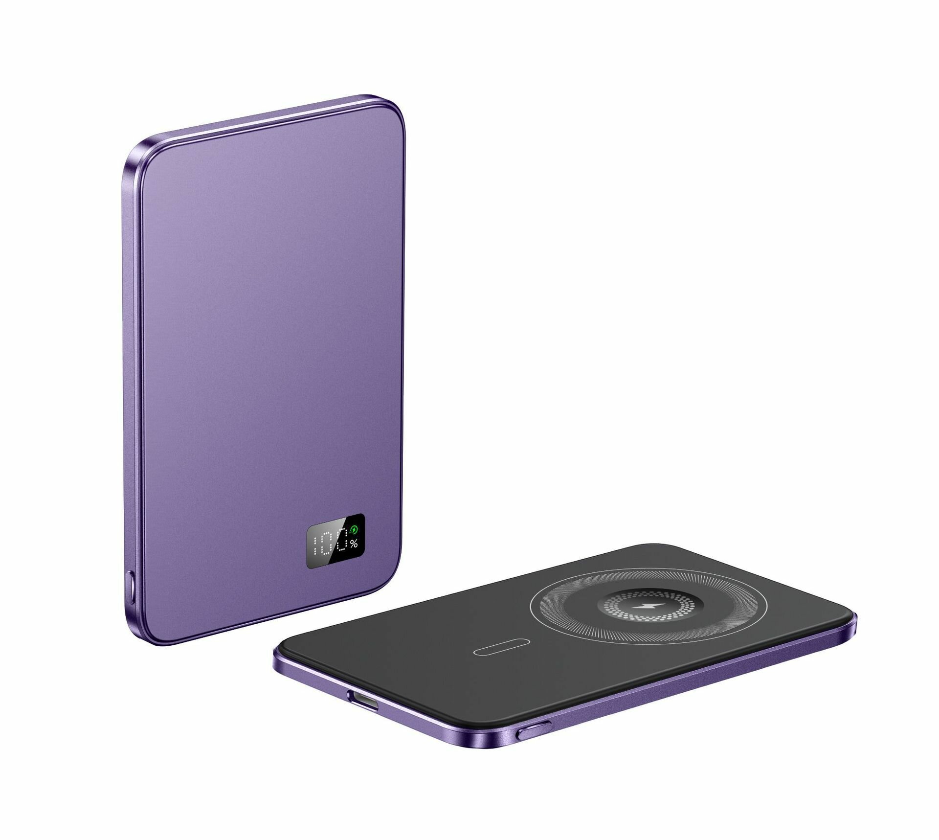 Беспроводной блок питания "Mobile Power Qi2", 10000мАч, розовый, фиолетовый