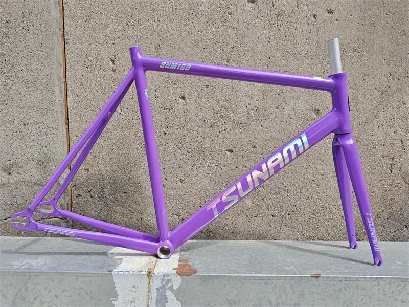 Велосипедные рамы TSUNAMI SNM100, алюминиевая, фиксированная передача, 700C