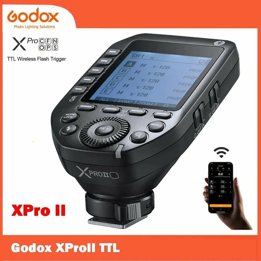 Godox Xpro II TTL Беспроводная камера с триггером вспышки 1/8000s HSS TTL для Canon Nikon Sony Olympus Penta-.