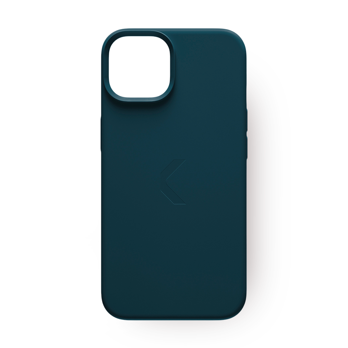 Эксклюзивный силиконовый чехол Commo Shield для iPhone 14 с функцией беспроводной зарядки в синем цвете