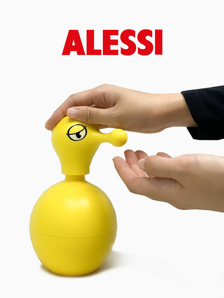Дозатор жидкого мыла Alessi "Mr. Cold" AMGI01 Y, 570 мл, желтый