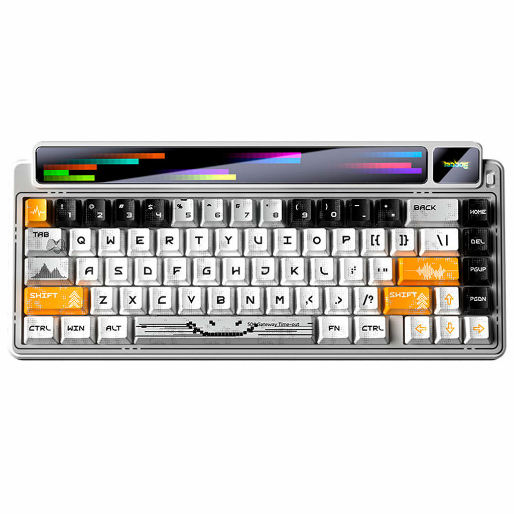 Клавиатура AULA -Leobog AMG65 White Leobog Jasper Switch (7215) Английская раскладка, USB/Bluetooth/радиоканал