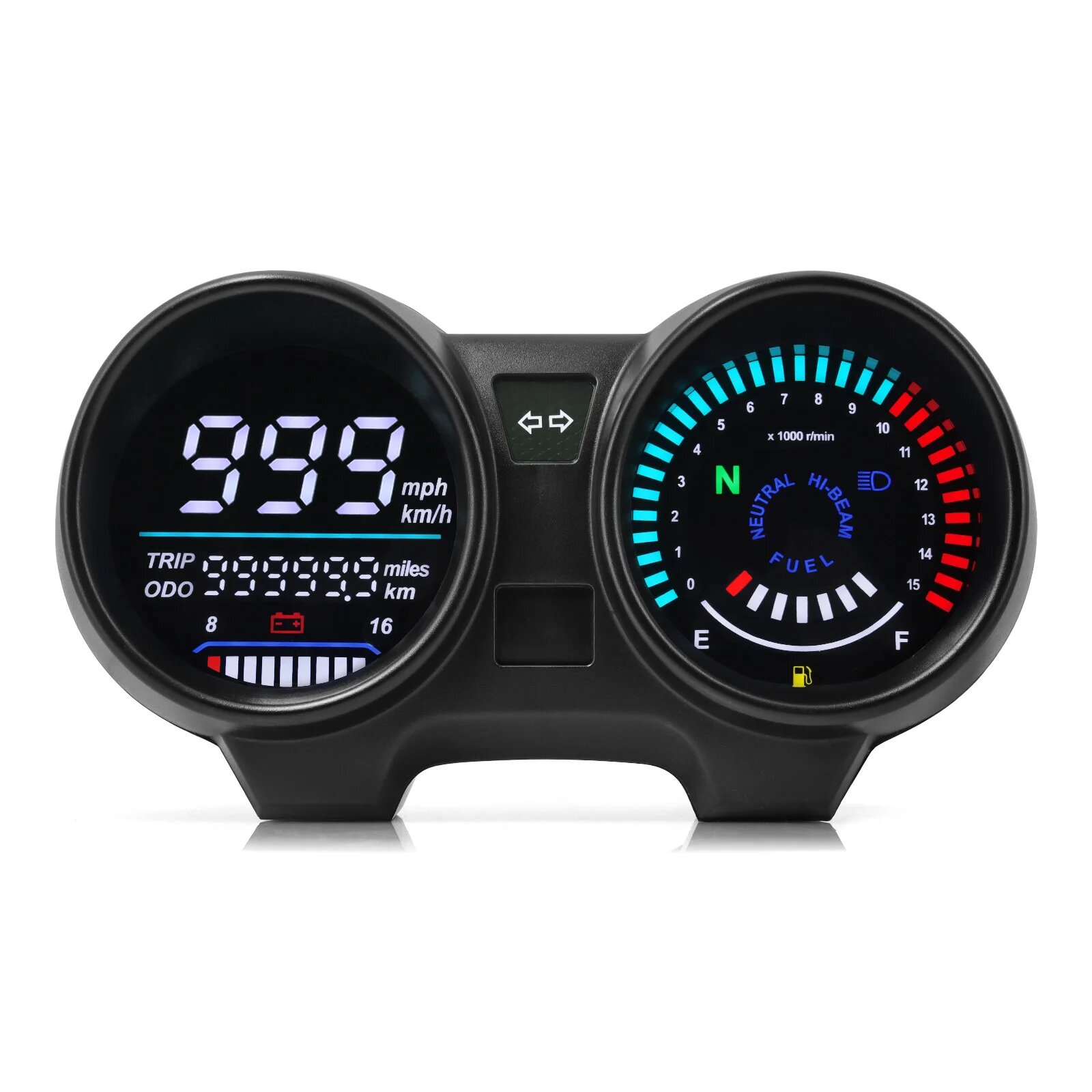 Цифровой Спидометр Для Мотоциклов CG125 150 Honda CG150 Fan150 Titan, 8,66 См, Материал ABS, Для Приборной Панели