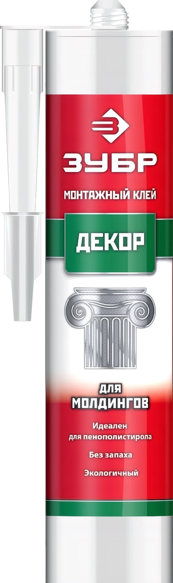 Монтажный клей для молдингов ЗУБР 41337 12 шт