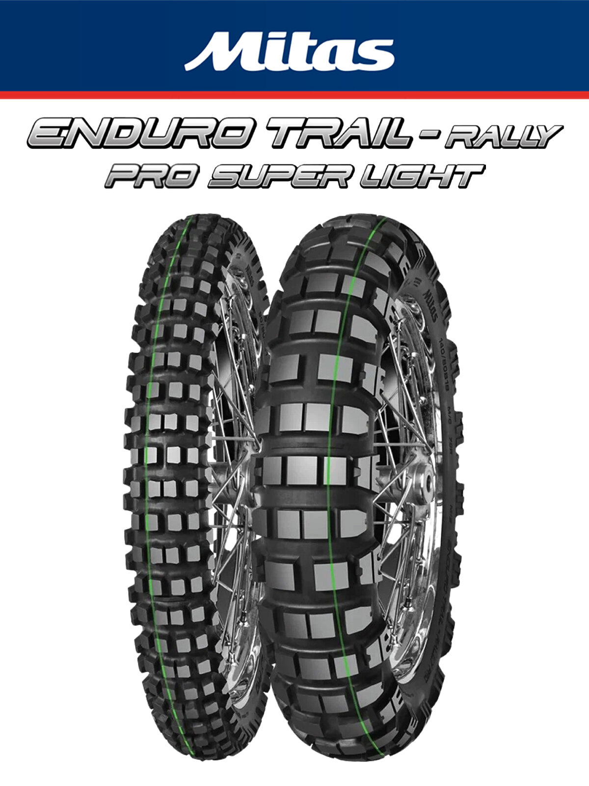 Мотошина Mitas ENDURO TRAIL RALLY PRO SUPER LIGHT140/80-18 70R TUBE TYPE Rear