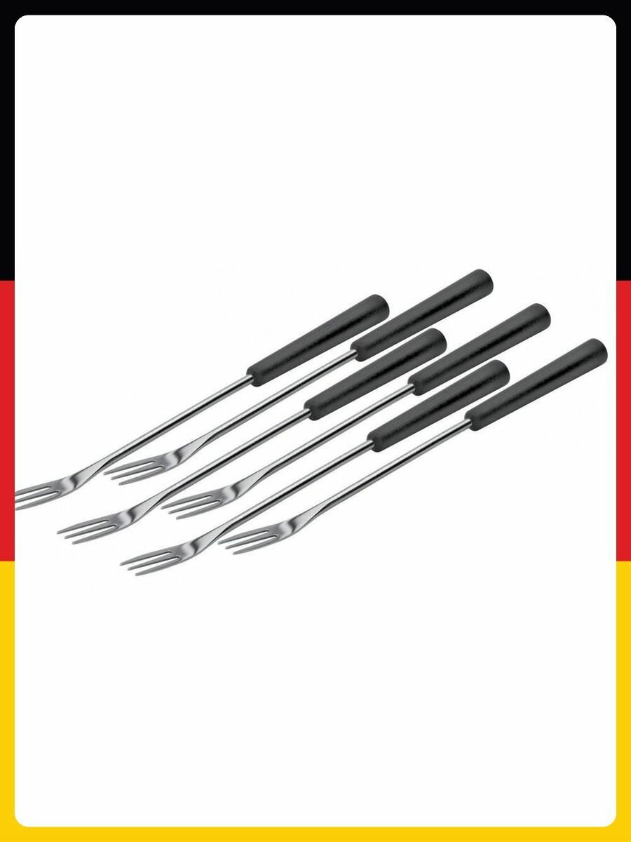 Вилки для фондю Kuhn Rikon с пластиковой ручкой, набор из 6 шт.