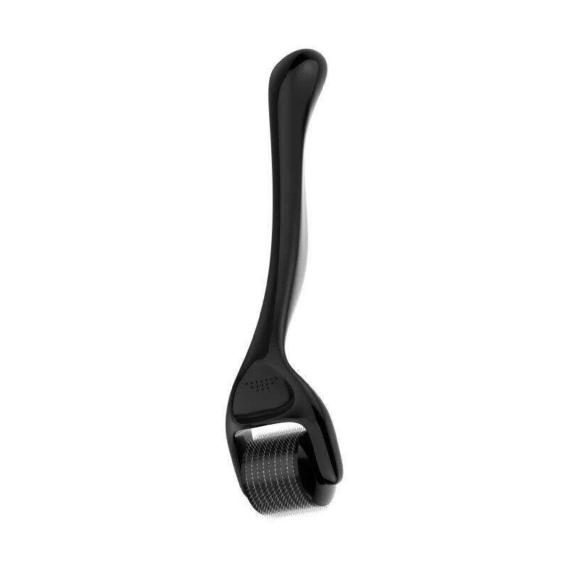 Профессиональный роликовый дермароллер Legendbeauty 0,25 мм 0.3mm Full Black