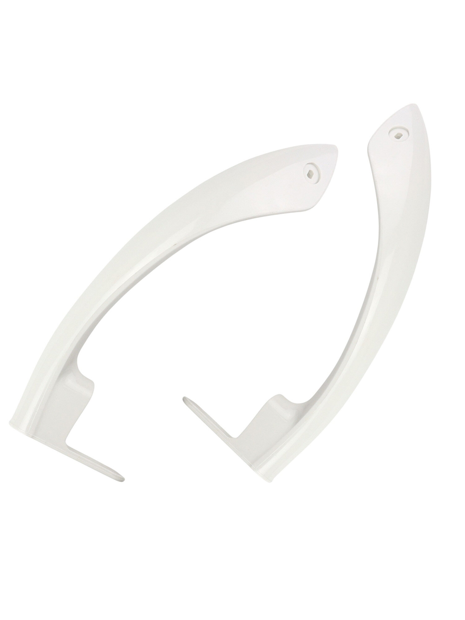 Ручки двери OEM AED38939901, для холодильника LG, комплект 2 шт, белые, пластик