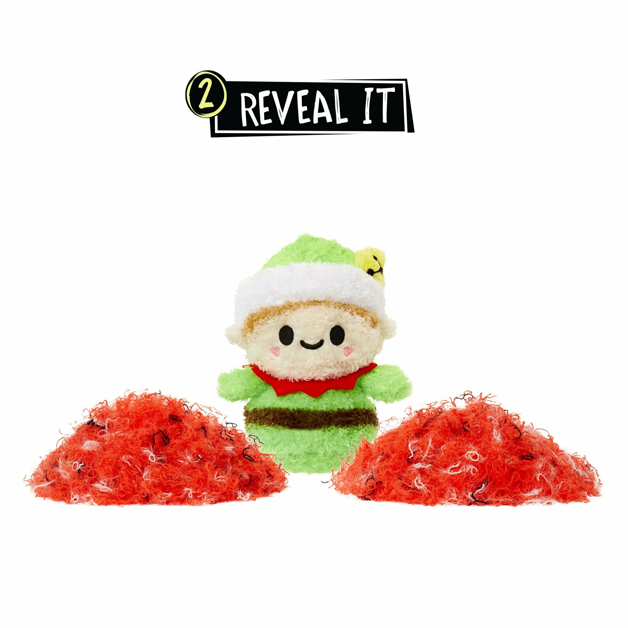 MGA Fluffie Stuffiez Christmas Tree Collectible Plush Toy/Детская мягкая деформирующаяся плюшевая игрушка с милой куклой