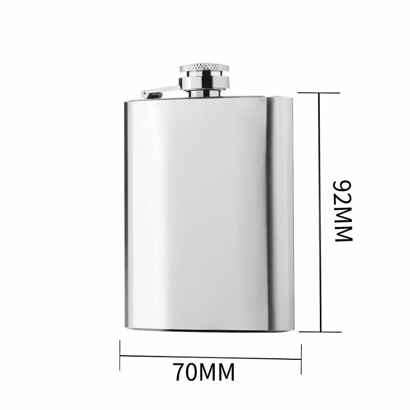 Фляга из нержавеющей стали, 92мм, 70мм, A1-4OZ