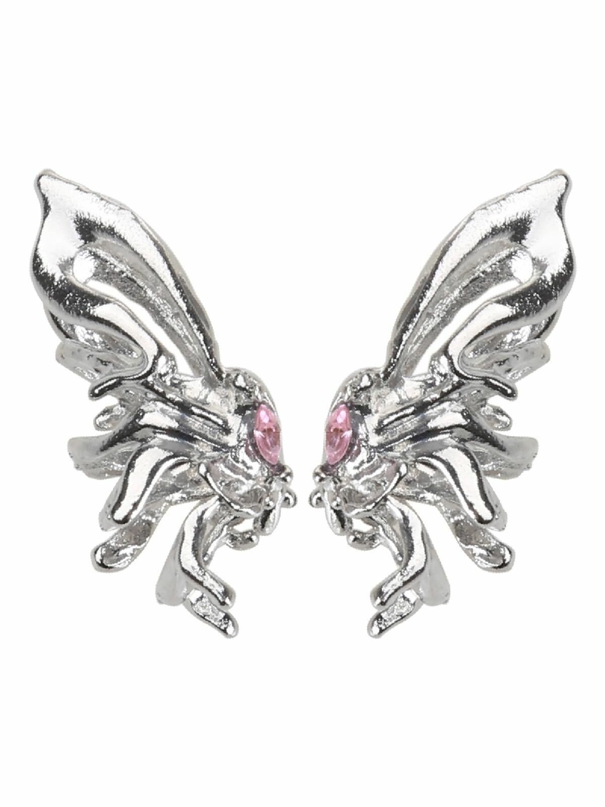 Клипсы-бабочки для ушей, пара