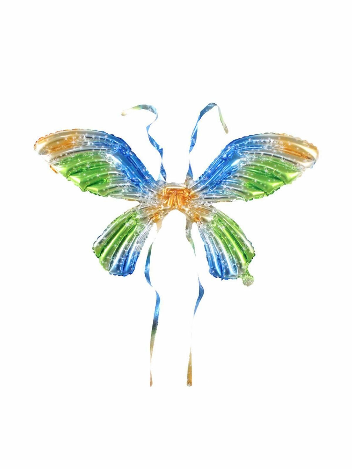 Костюм бабочки с крыльями из шаров, Модели Color 09