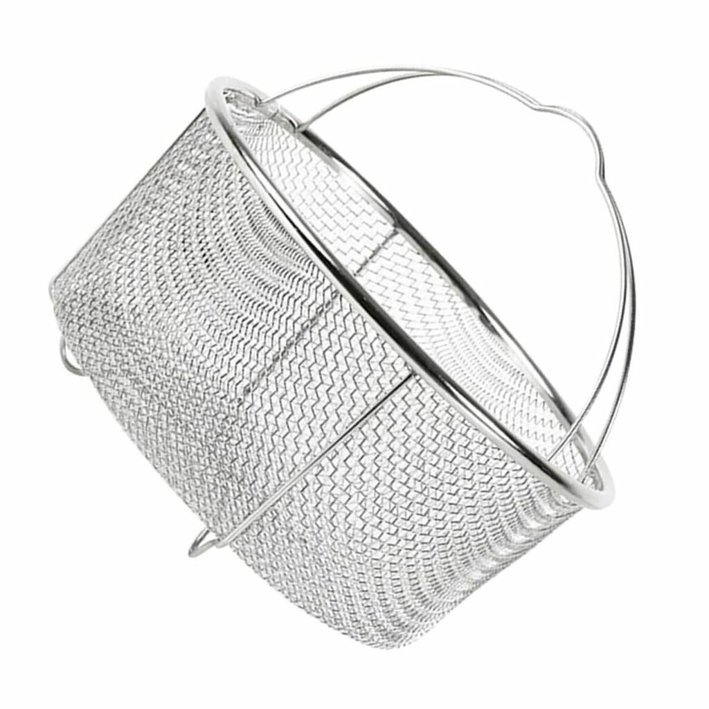 Корзина для жарки из нержавеющей стали, универсальные удобные инструменты приготовления на пару, аксессуары фритюрниц