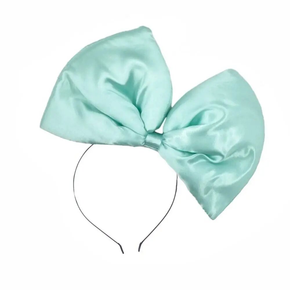 Повязка на голову с бантом большого размера, украшение для вечеринки, 3D обруч для волос с бантом, женские ленты для волос с бантом