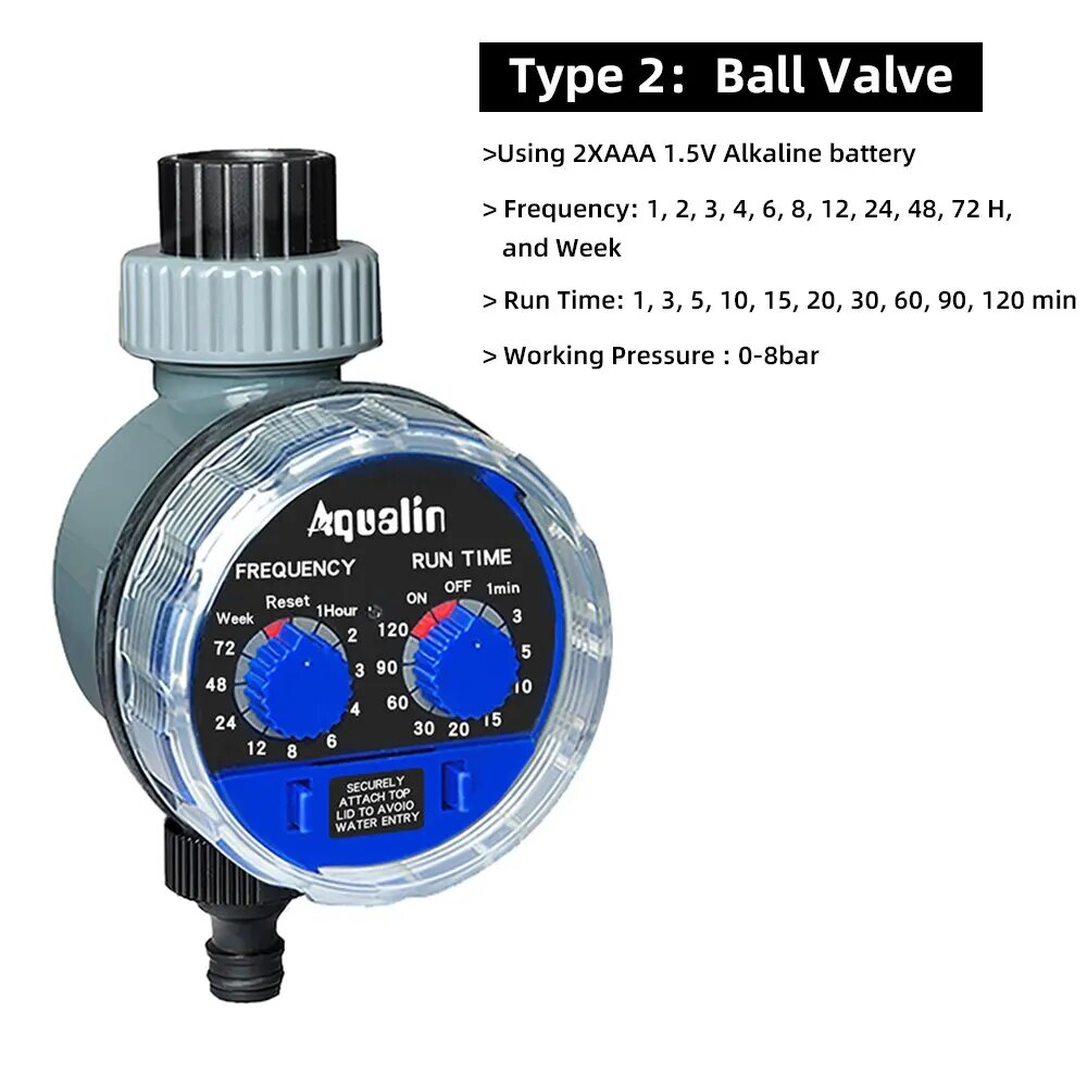 Автоматический клапан для полива Aqualin Type 2