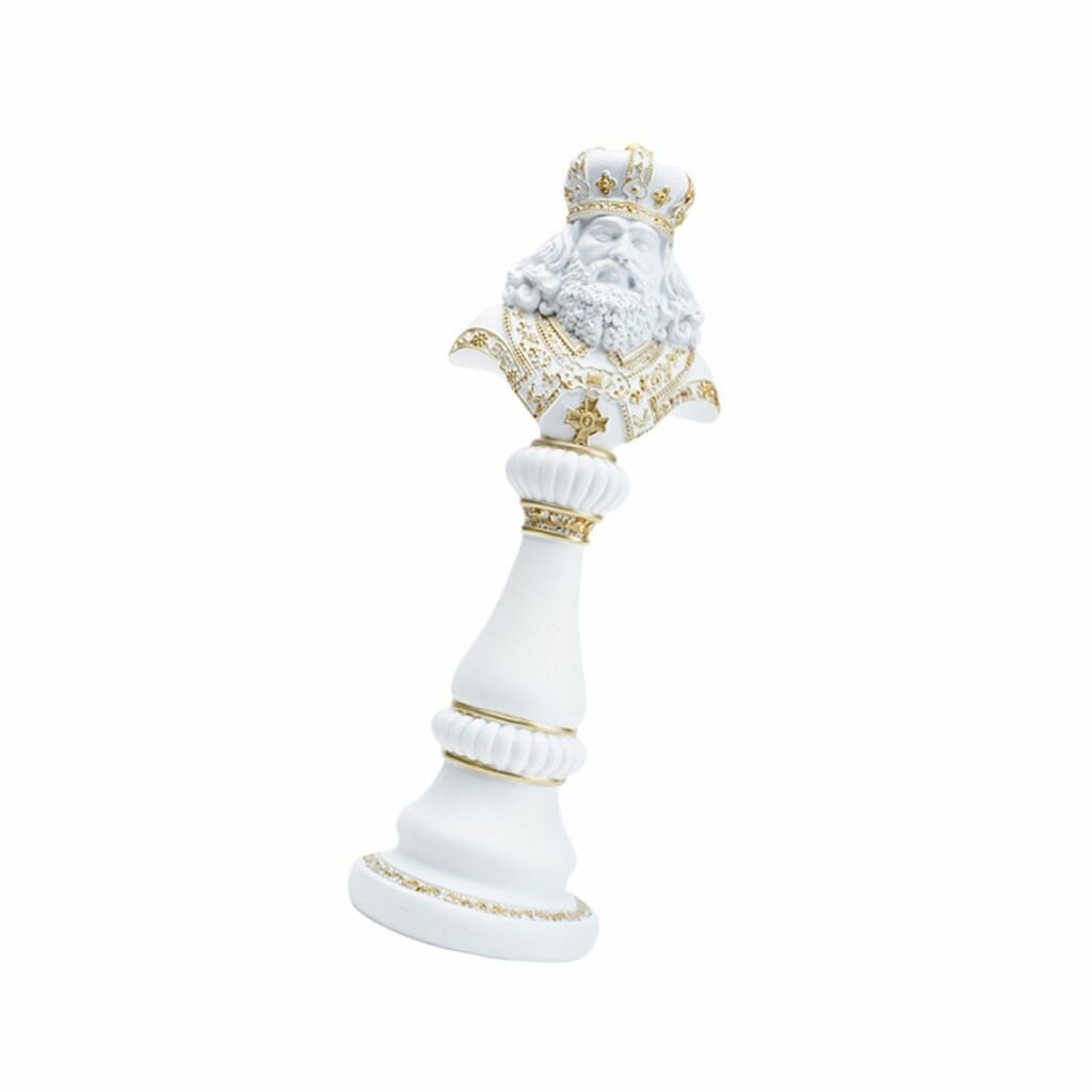 Элегантная черно-белая Шахматная скульптура Королевы/Короля/Коня, украшающая Дом и офис