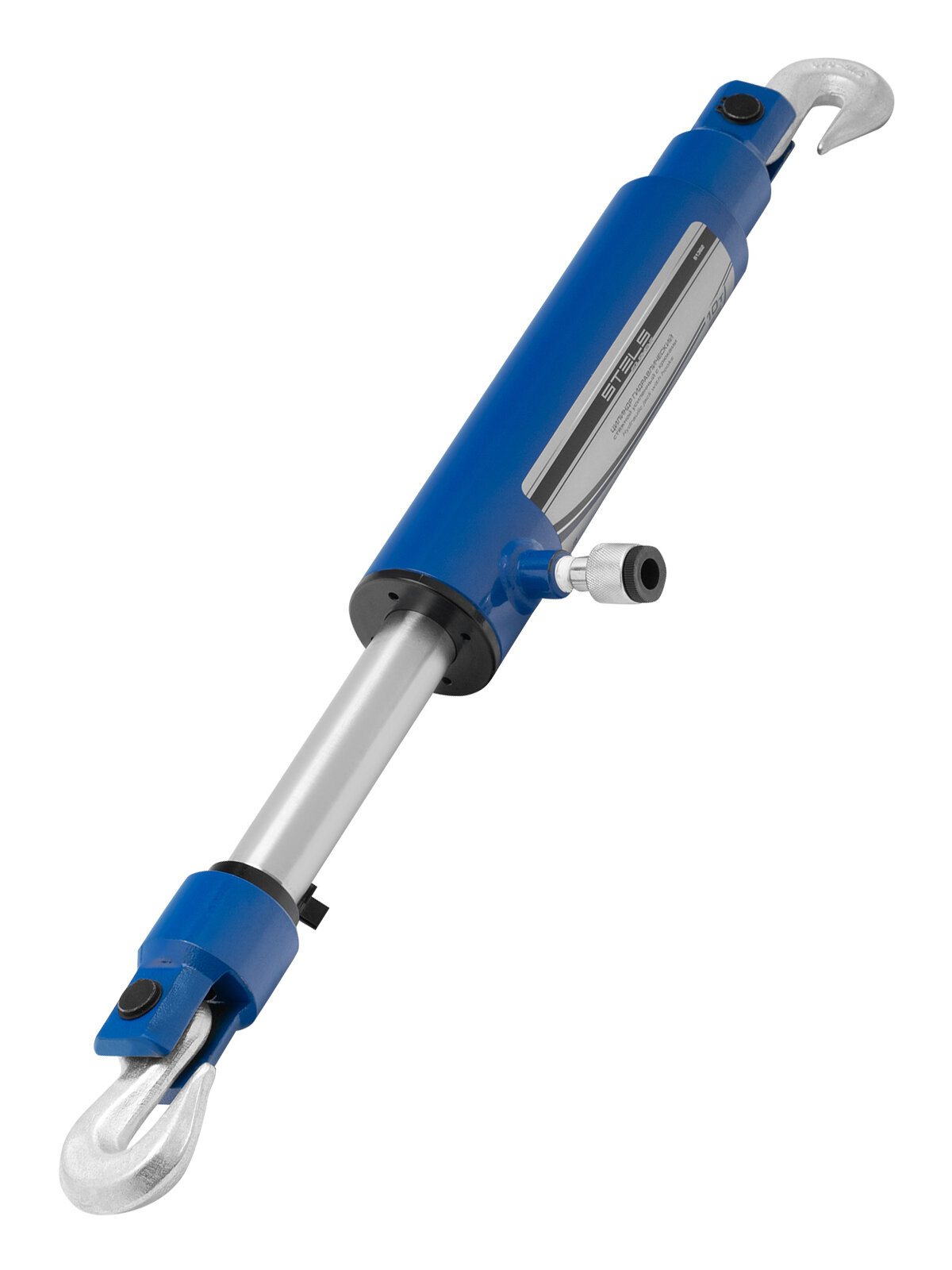 Цилиндр гидравлический Stels 10 т, стяжной усиленный с крюками 51362