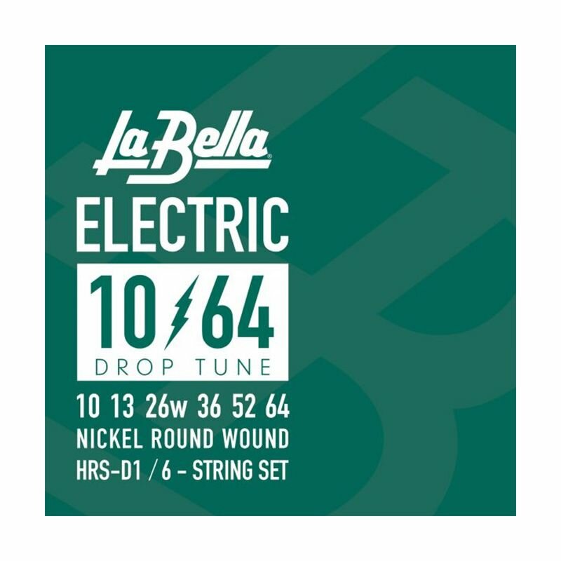 La Bella 10-64 HRS-D1 Hard Rockin Steel Drop Six