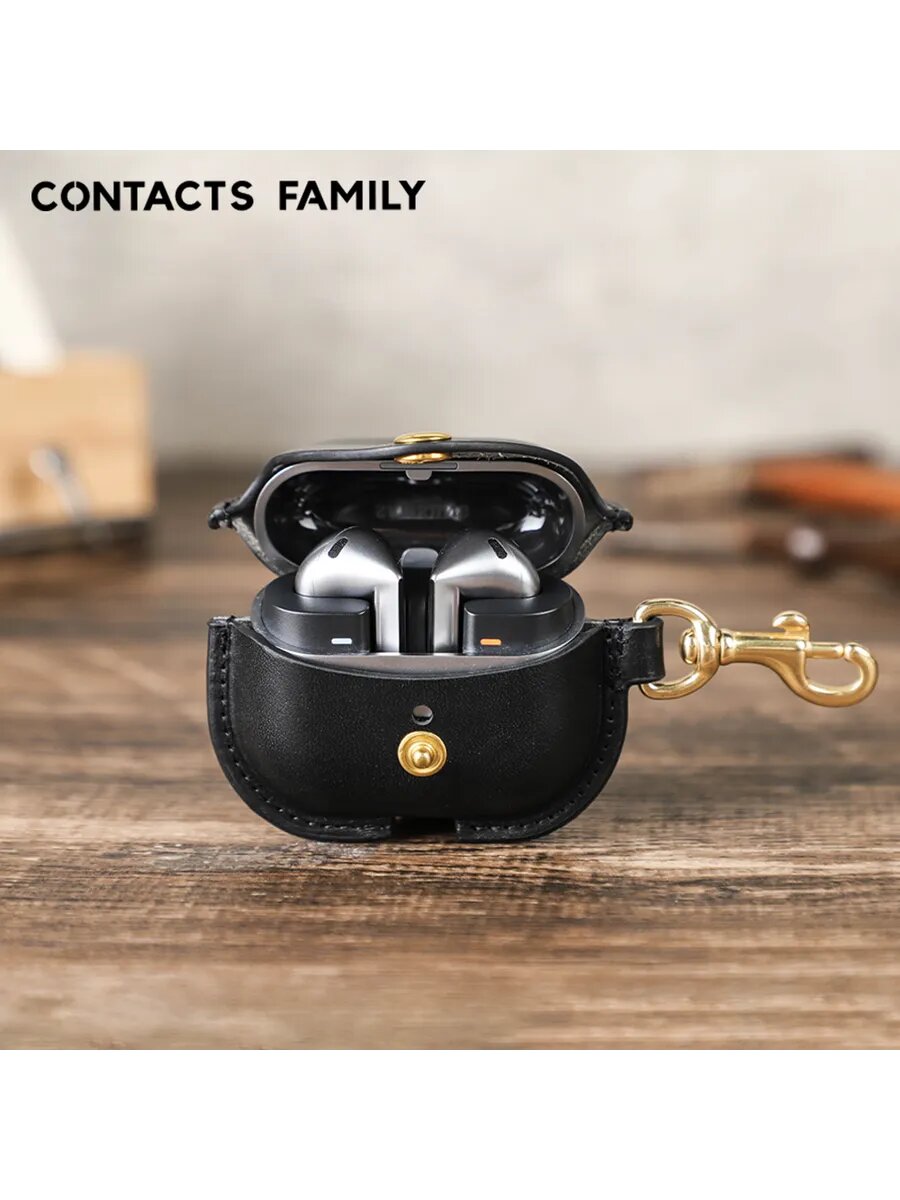 Подлинная кожа Samsung Galaxy Buds 3 Pro/Galaxy Buds 3 чехол