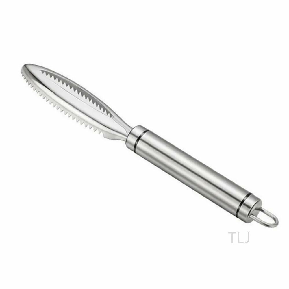 Рыбочистка "Креатив", нержавеющая сталь, двухрядная конструкция зубцов