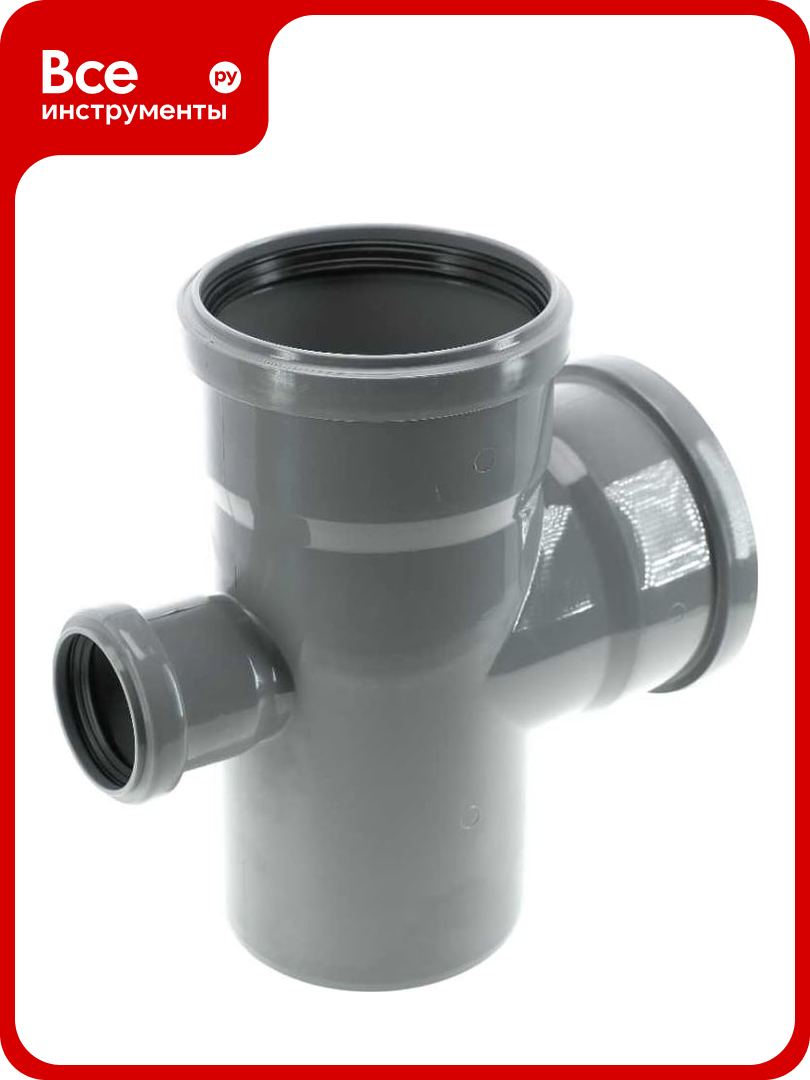 Канализационная крестовина Ostendorf 87 градусовх50 Ростурпласт 110x110