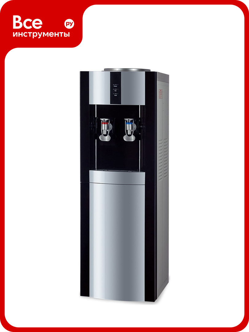 Напольный кулер ECOTRONIC V21-LE Black-silver электронное охлаждение 7214