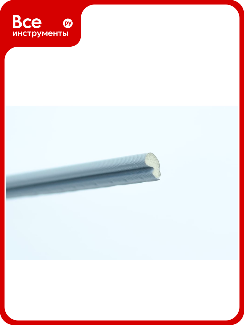 Полиуретановый уплотнитель для дверей ПВХ KOMFORT Москитные системы Schlegel Q-LON серый 14 м УП00601