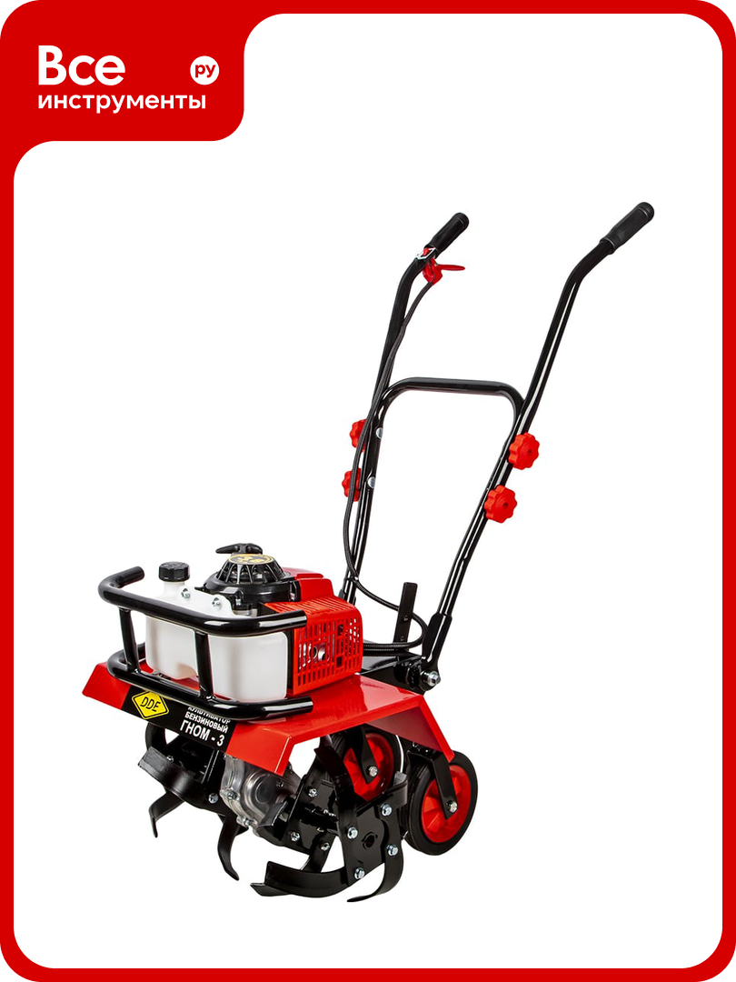 Культиватор DDE Гном - 3 792-032, металл, без скольжения руки