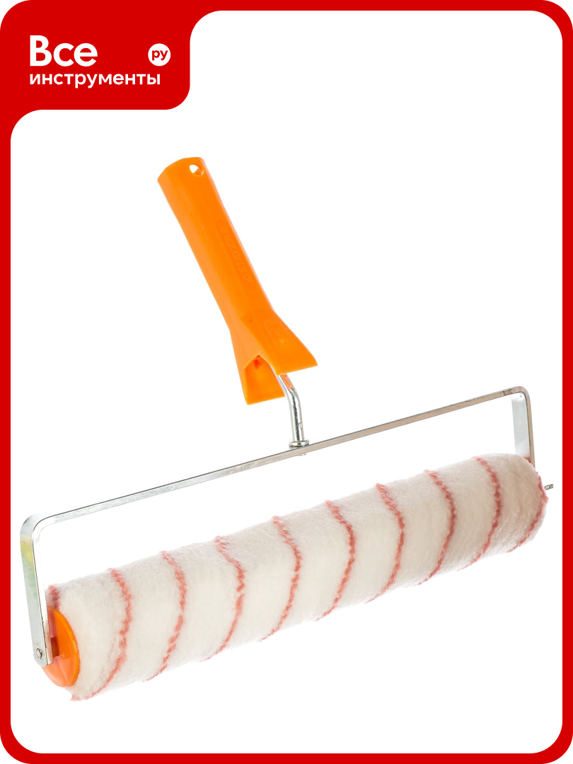 Малярный валик (полиамид 12 мм; 48х400мм) STAYER PROFI NYLON-SPECIAL 03057-40, с большой площадью покрытия