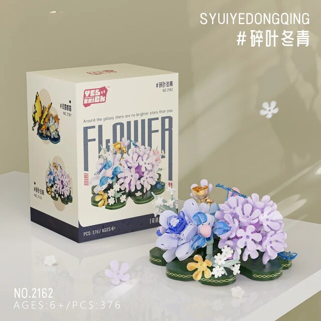 Взрослые цветы микрочастицы строительные блоки набор игрушек для детей от 7 до 12 лет букет роз мини собранная кирпичная игрушка