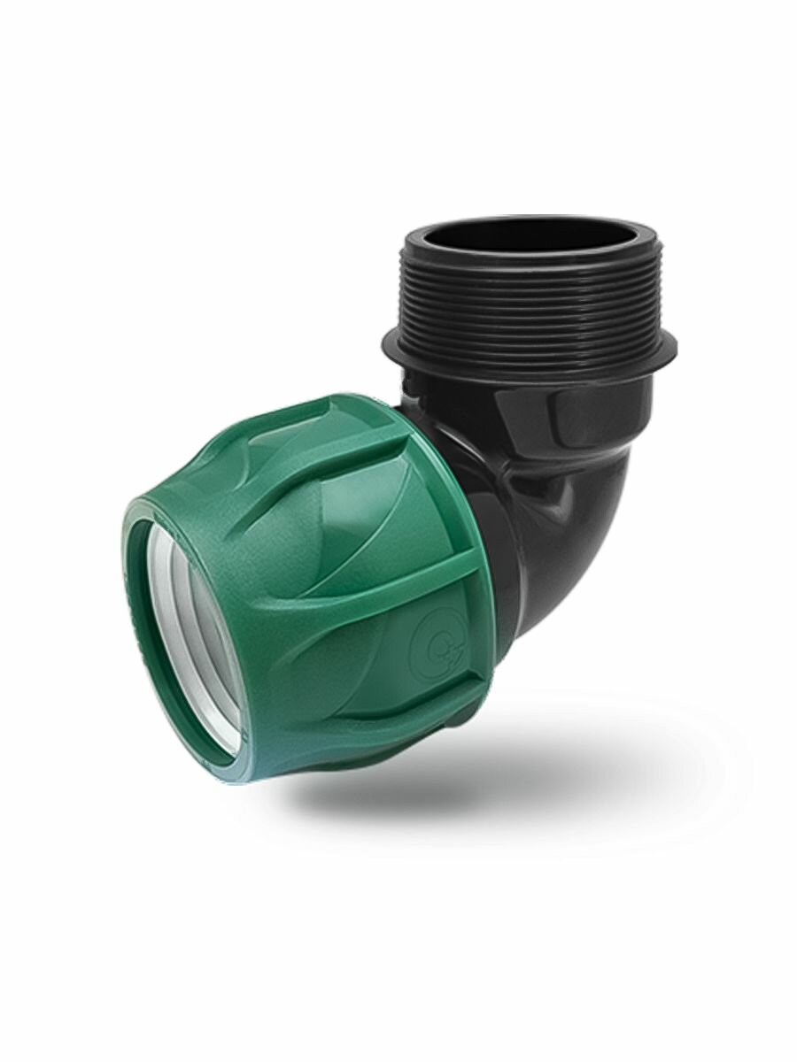 Муфта полиэтиленовая соединительная переходная компрессионная угловая Муфта полипропиленовая соединительная переходная компрессионная угловая 20 x 3/4" POELSAN 1 шт