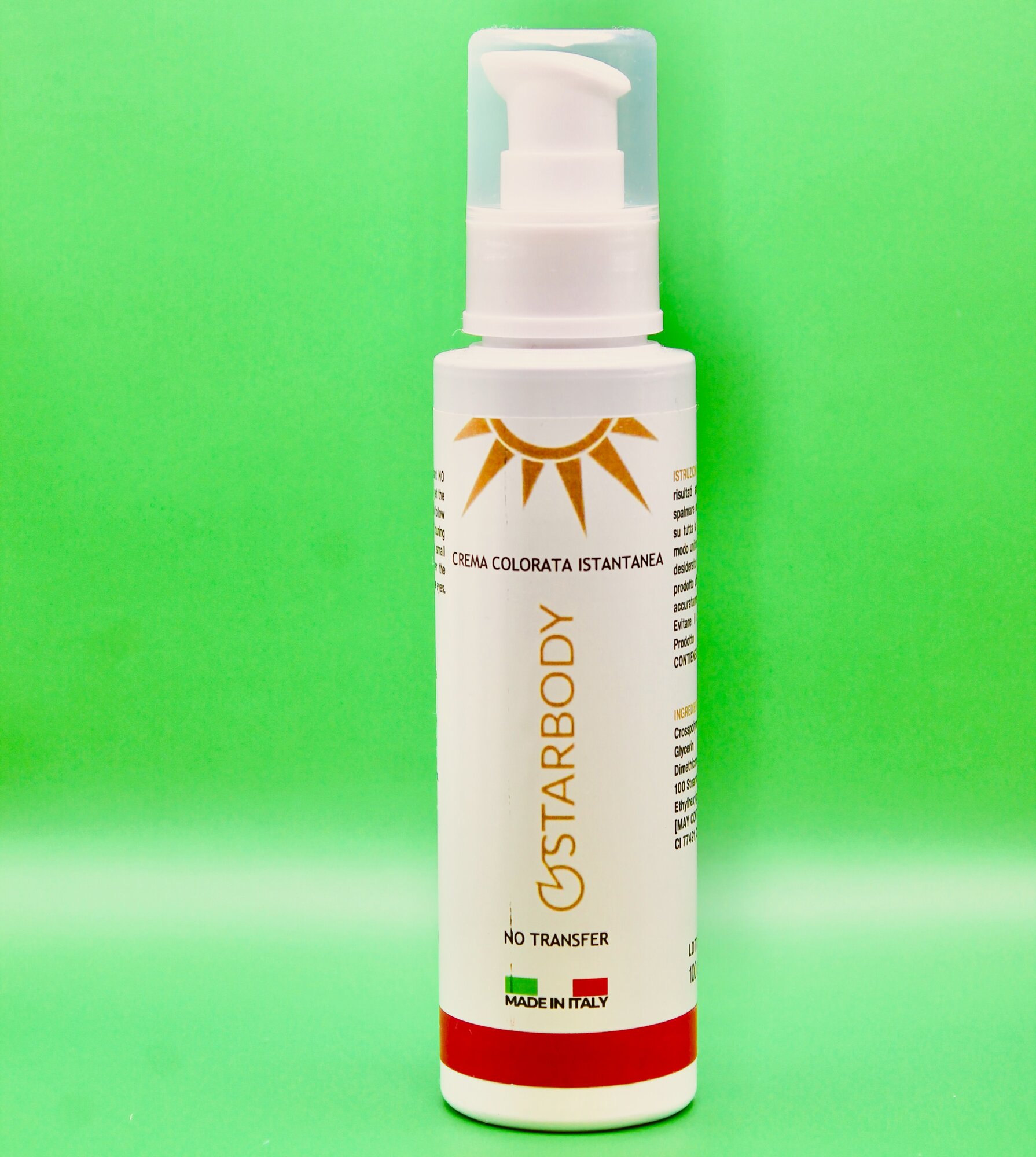 Автозагар Ottante "Starbody", крем, для тела и ног, гипоаллергенный, 100мл