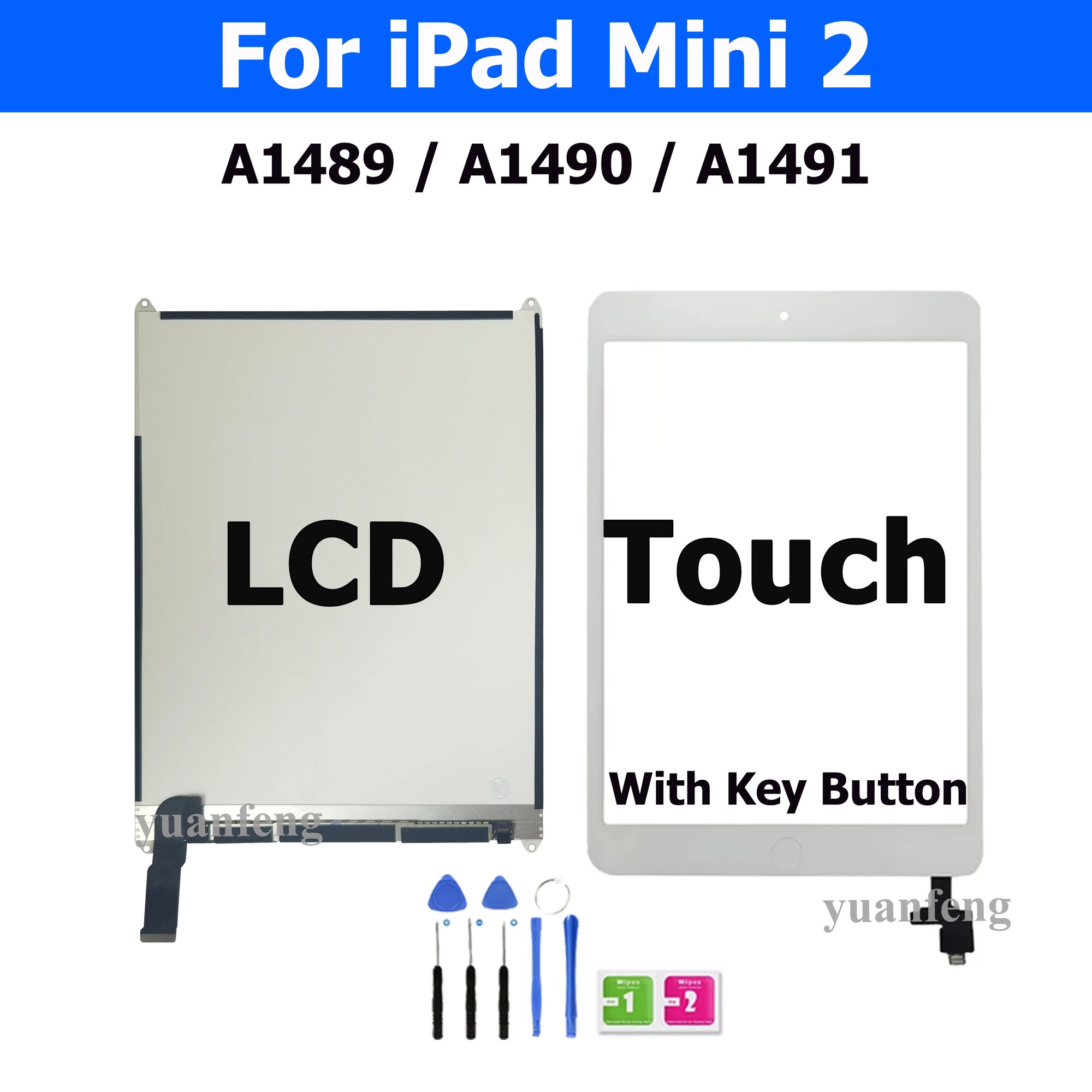 Дисплей для Apple iPad Mini 2 YLLMAOO LCD and WhiteTouch