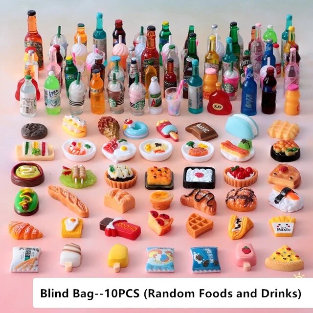 Миниатюрные продукты для кукольного домика 1/12 random 10FoodDrink