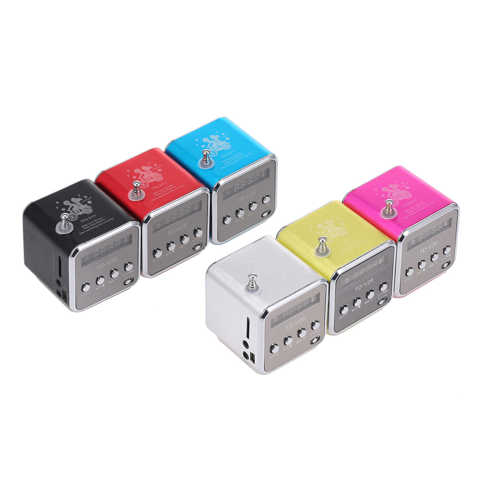 3,5-мм проводной мини-динамик, портативный MP3-плеер, FM-радио, музыкальный усилитель, поддержка карт TF, U-дисков, громкоговоритель для ноутбука, мобильного телефона, DVD