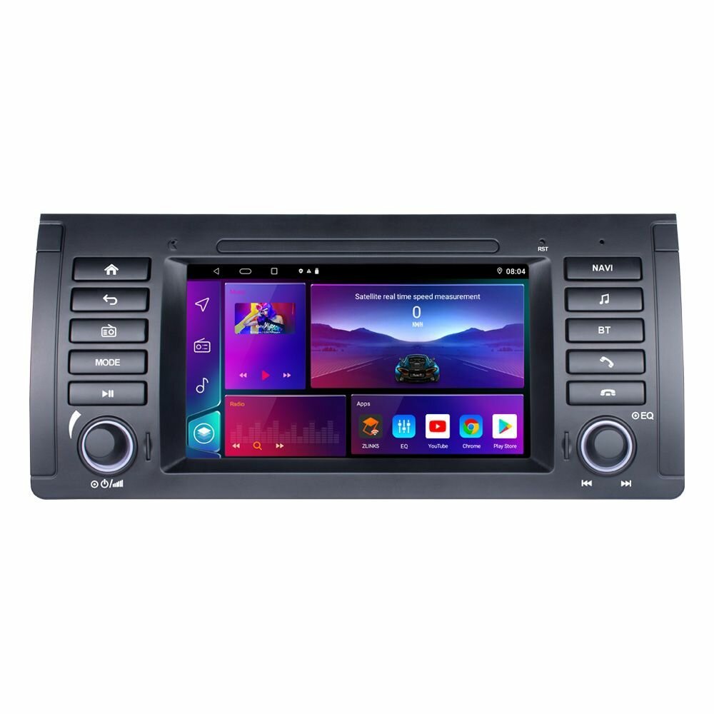 Штатная автомагнитола For BMW E39 5 серия 1995-2004 6+128G, Android 12 4G-SIM, DSP AI, Wifi Bluetooth/для БМВ Е39 5 серия