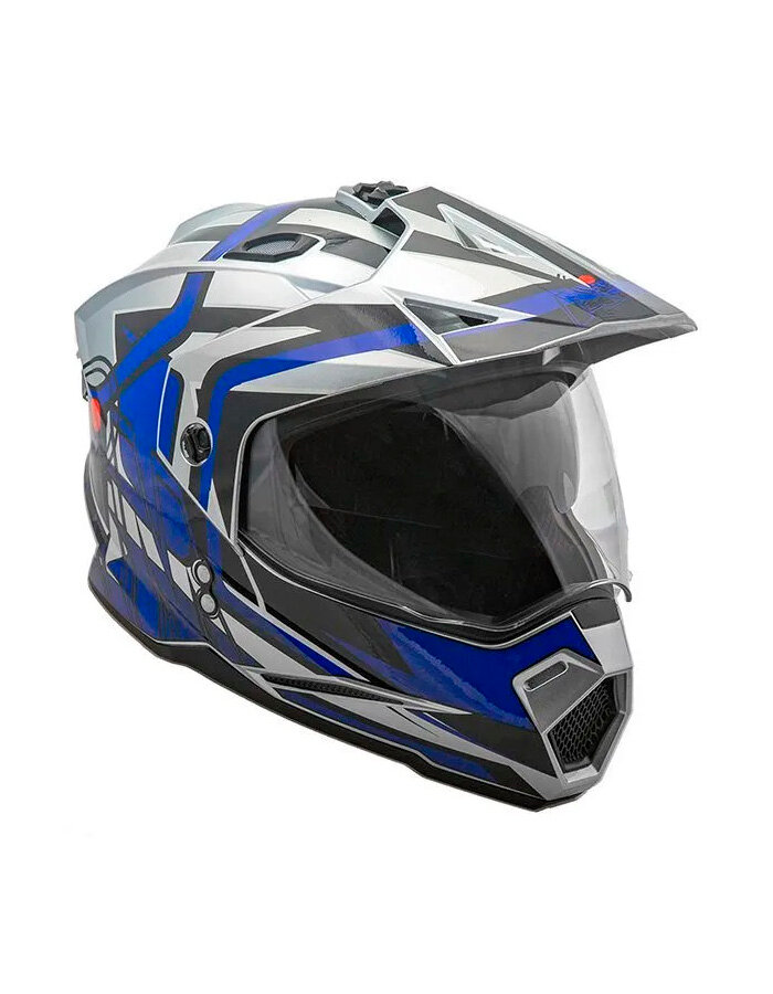 Эндуро мотошлем мотард AiM JK802 S (55-56) с визором