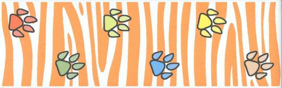 Керамическая плитка KERAMA MARAZZI OS/A251/5009 Бордюр Динозаврики 2 матовый 20x6,3x6,9 Цена за 1/шт